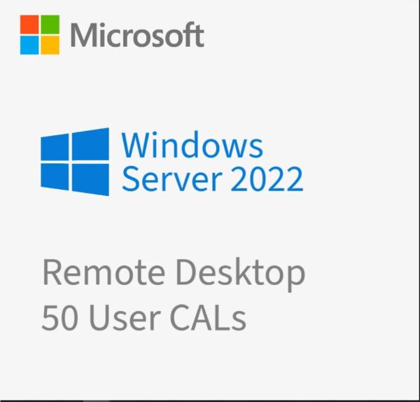 Windows Server 2022 RDS 50 Users CAL License Key – soft fox